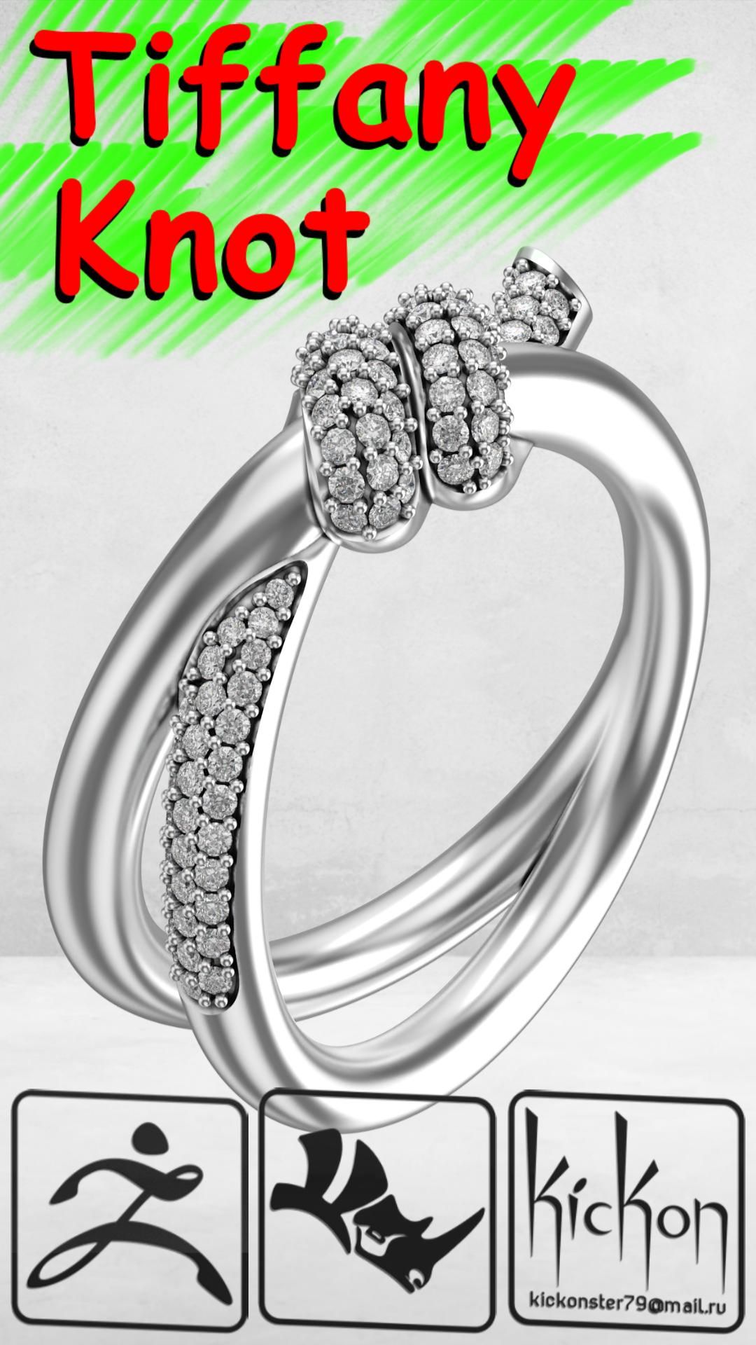 Tiffany Knot. ZBrush modeling.