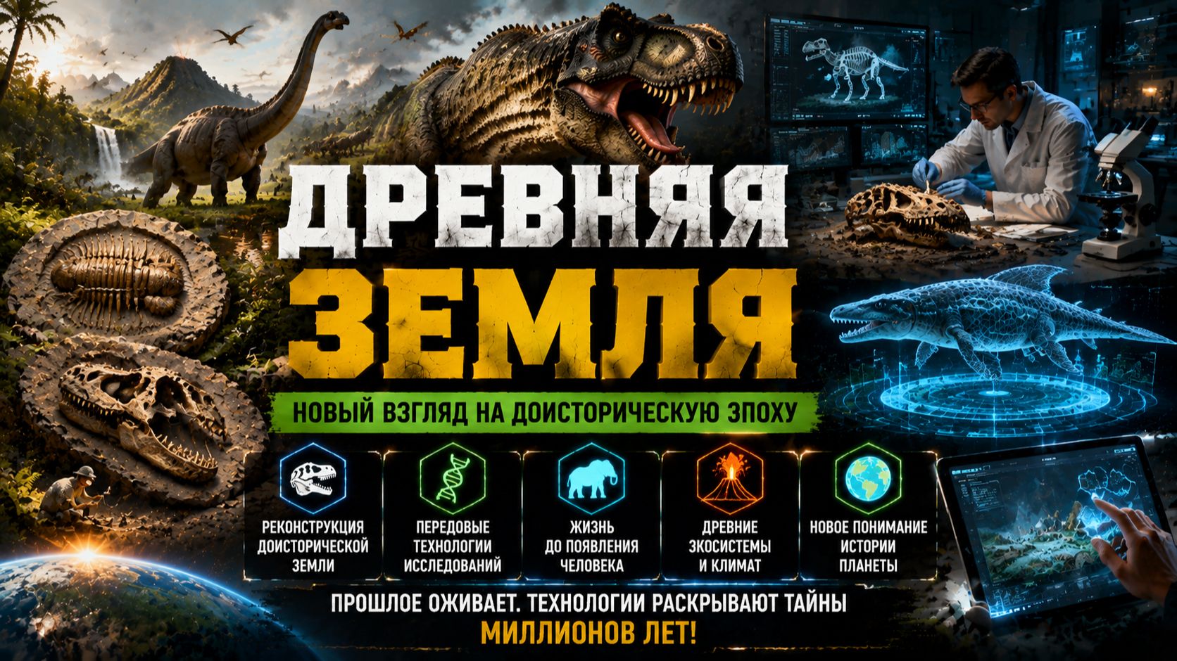 Древняя Земля: как наука заново оживляет доисторический мир