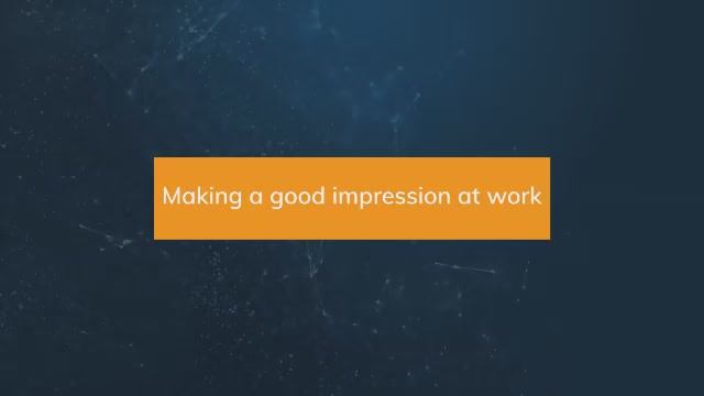 Insight A1 2ed Global skills 5: Making a good impression at work