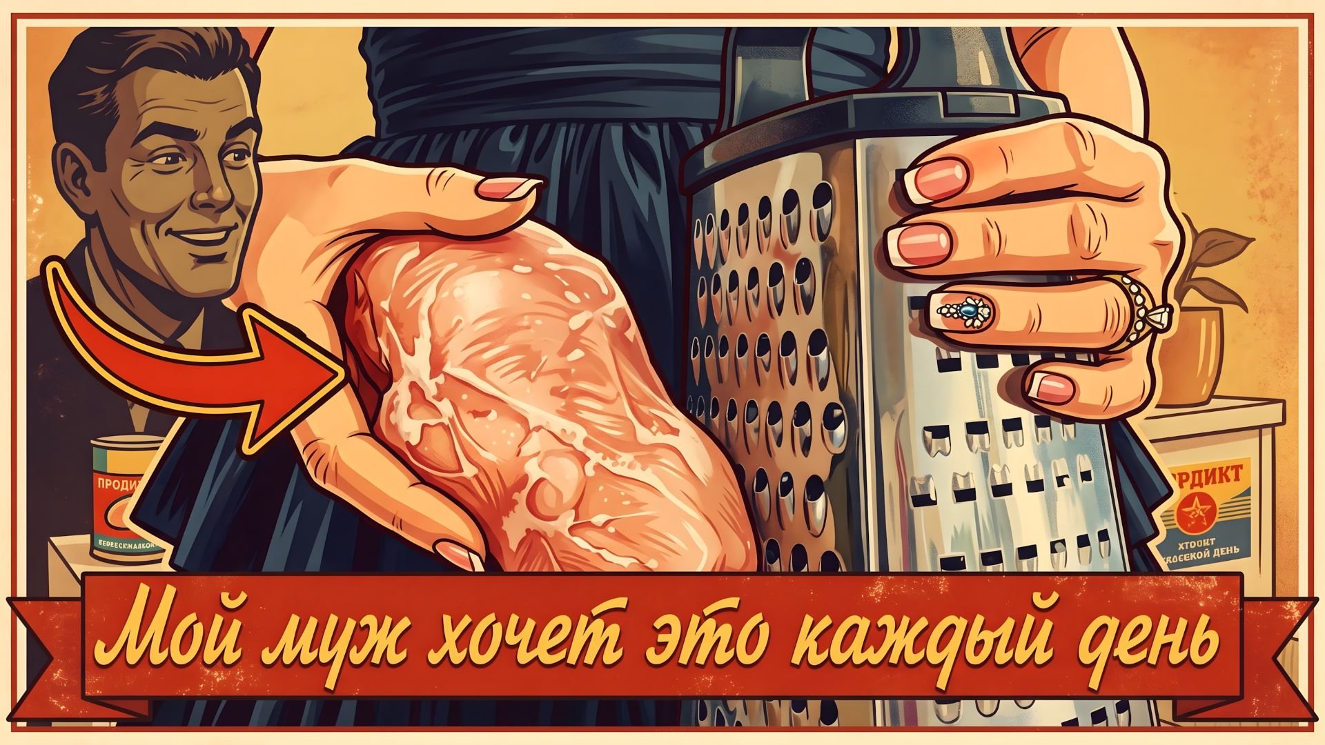 Муж хочет это каждый день, и не по одному разу! 😋 Нужно лишь натереть замороженную куриную грудку.