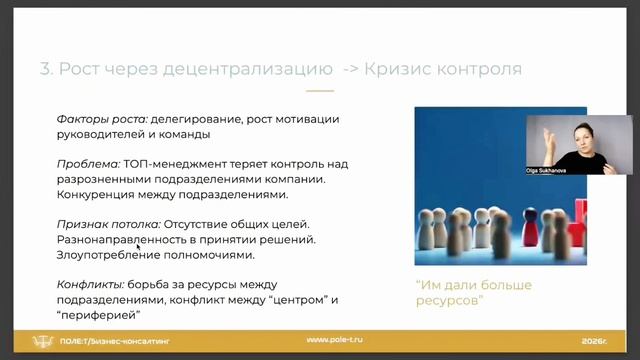 Конфликты в команде - симптом болезни роста компании