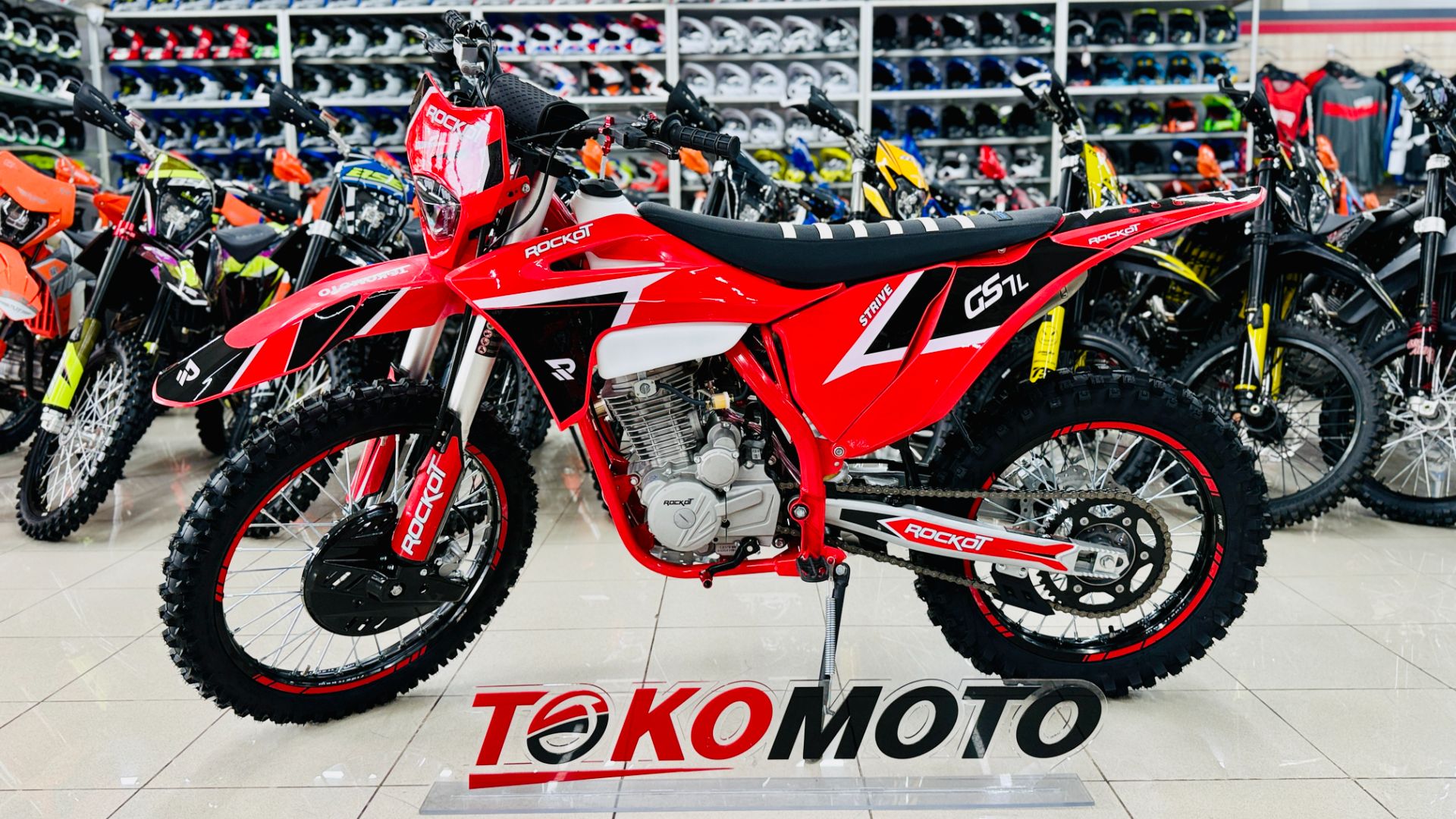 Мотоцикл эндуро ROCKOT GS7-L Strive (250cc, 171FMM (YB250R), 21-18) 2.0