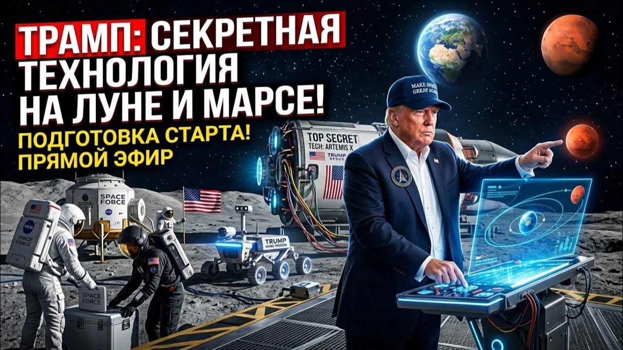 _ЭТО УЖЕ ЛЕТИТ К МАРСУ! Что скрывает секретная миссия Трампа прямо сейчас_ 🚀