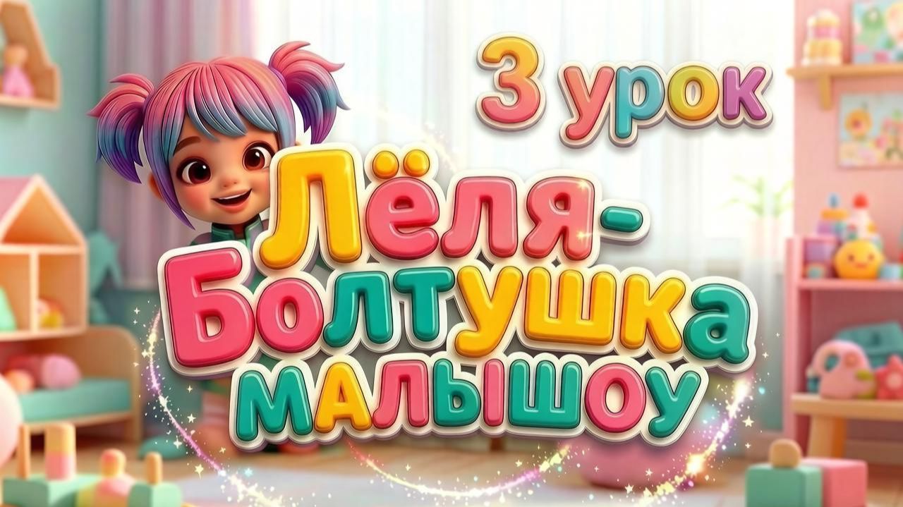 МалыШоу Лепетушки Болтушки  Урок 3  Развивающий мультик для запуска речи 3-5 лет
