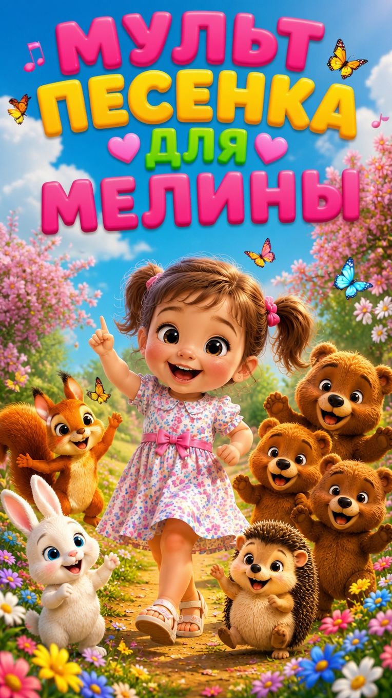 Малышка веселится - Мульт Песенка про девочку Мелину