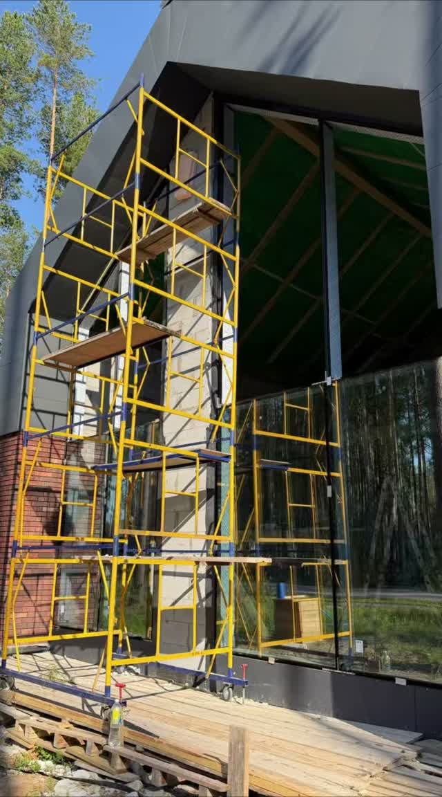 КП «Заповедник», Амур. Завершаем монтаж фасадных систем Алютех