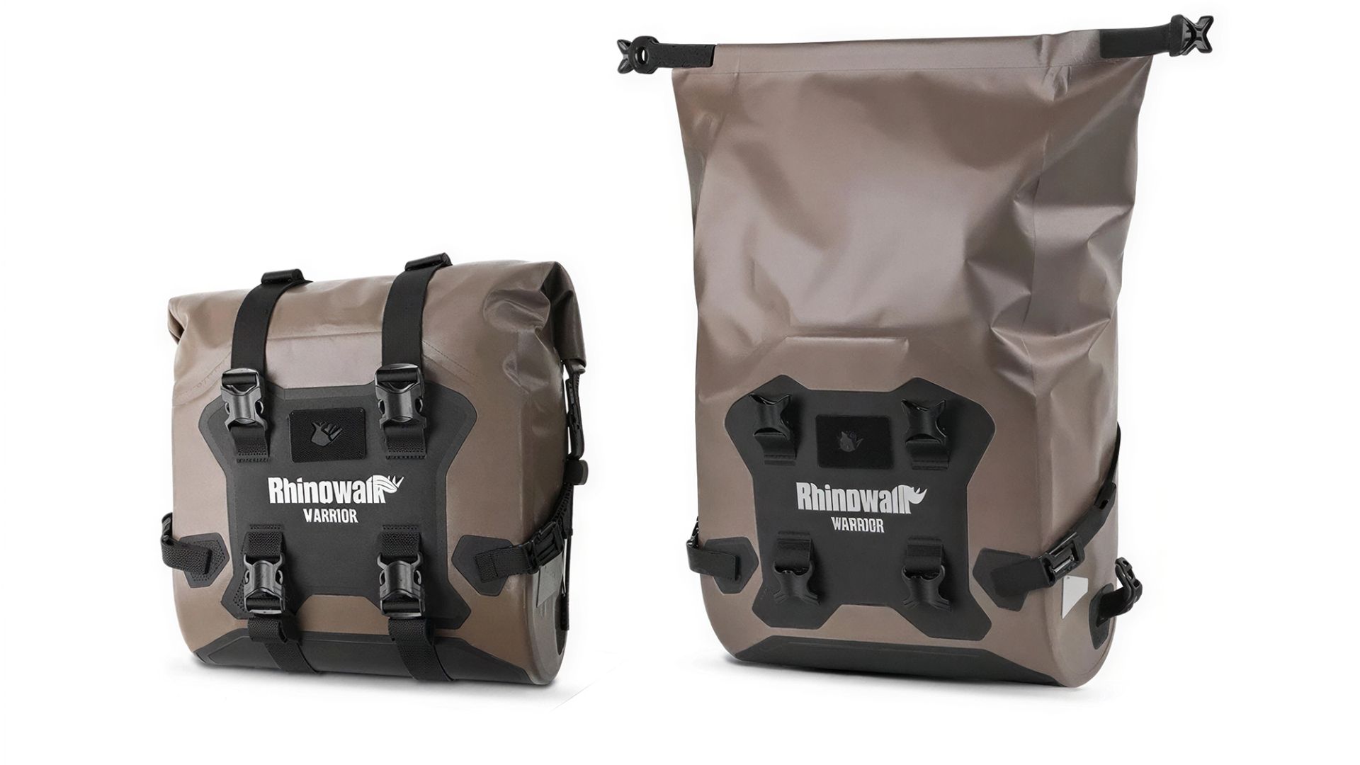 Комплект коричневых боковых сумок 24L+24L серии Warrior