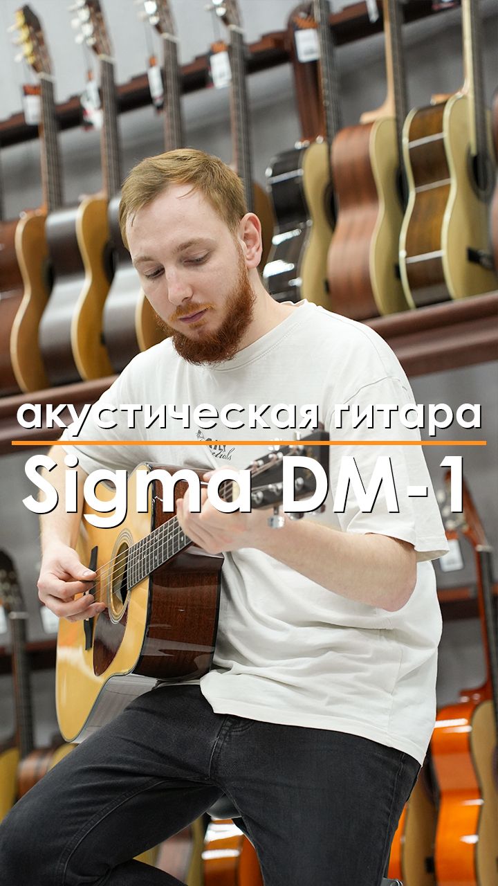 Sigma DM-1 Акустическая гитара | Короткий обзор Гитарный.рф