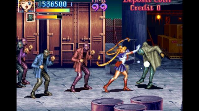 прохождение Pretty Soldier Sailor Moon (ARCADE)