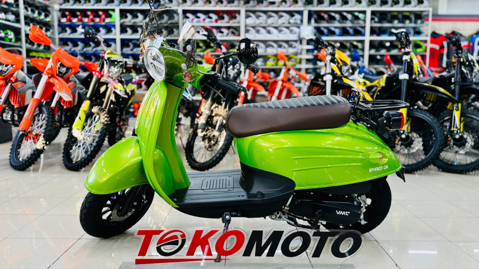 Скутер VMC SPRINT BY49QT-2A49 см3 СЕРИЯ A1250 (GREEN GLOSSY)