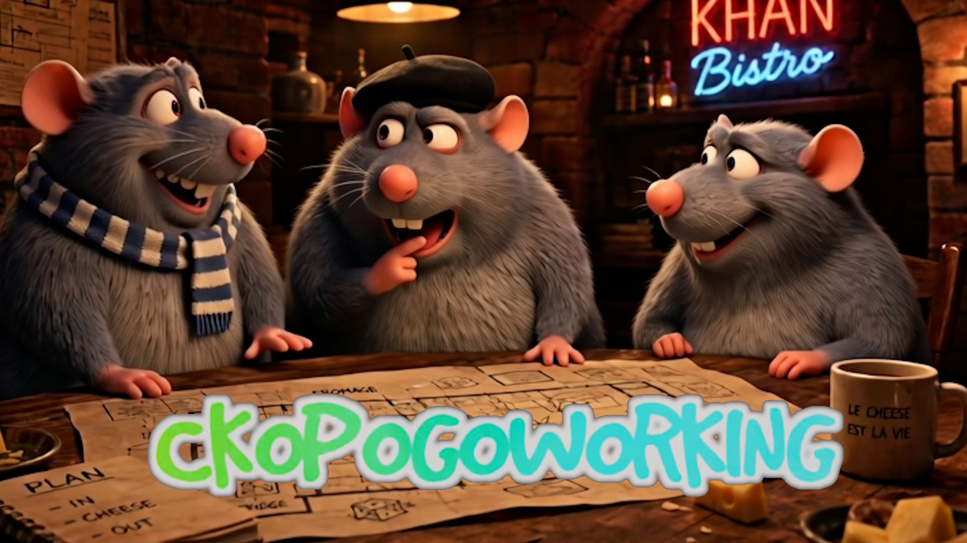 ПРО ТРЕХ БОЛЬШИХ КРЫС французская скороговорка