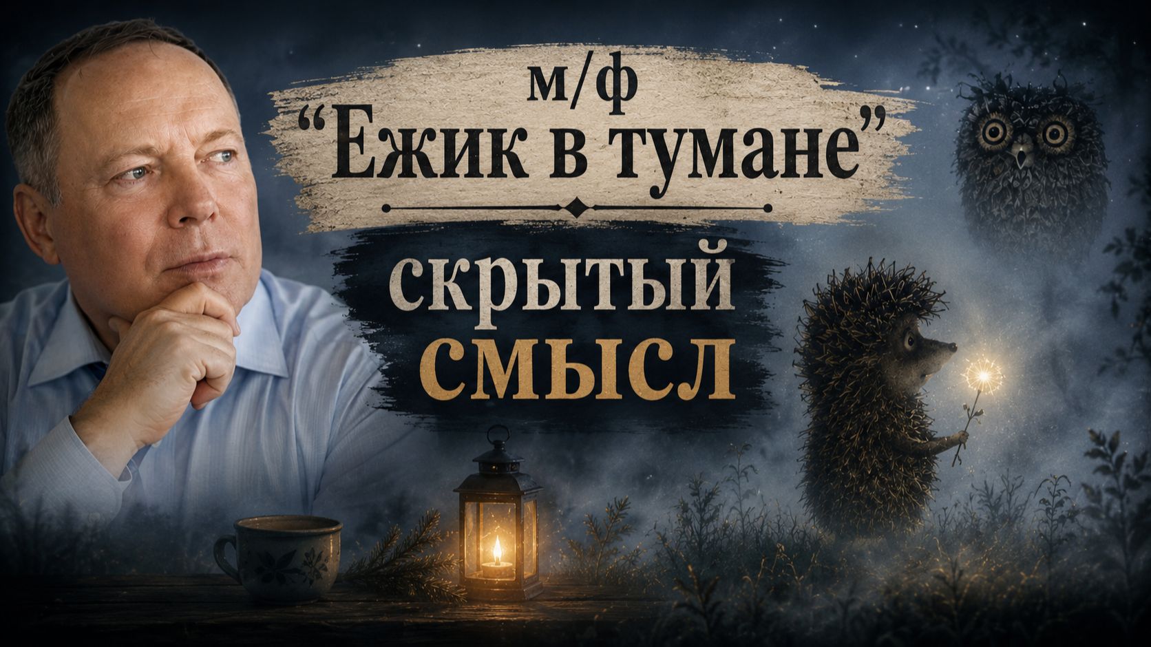 м/ф «Ежик в тумане», 1975: скрытый смысл / #психологСергейСигаев