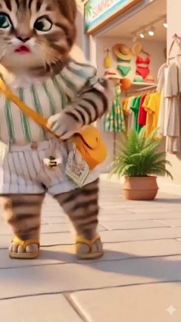Кошка красотка зажигает