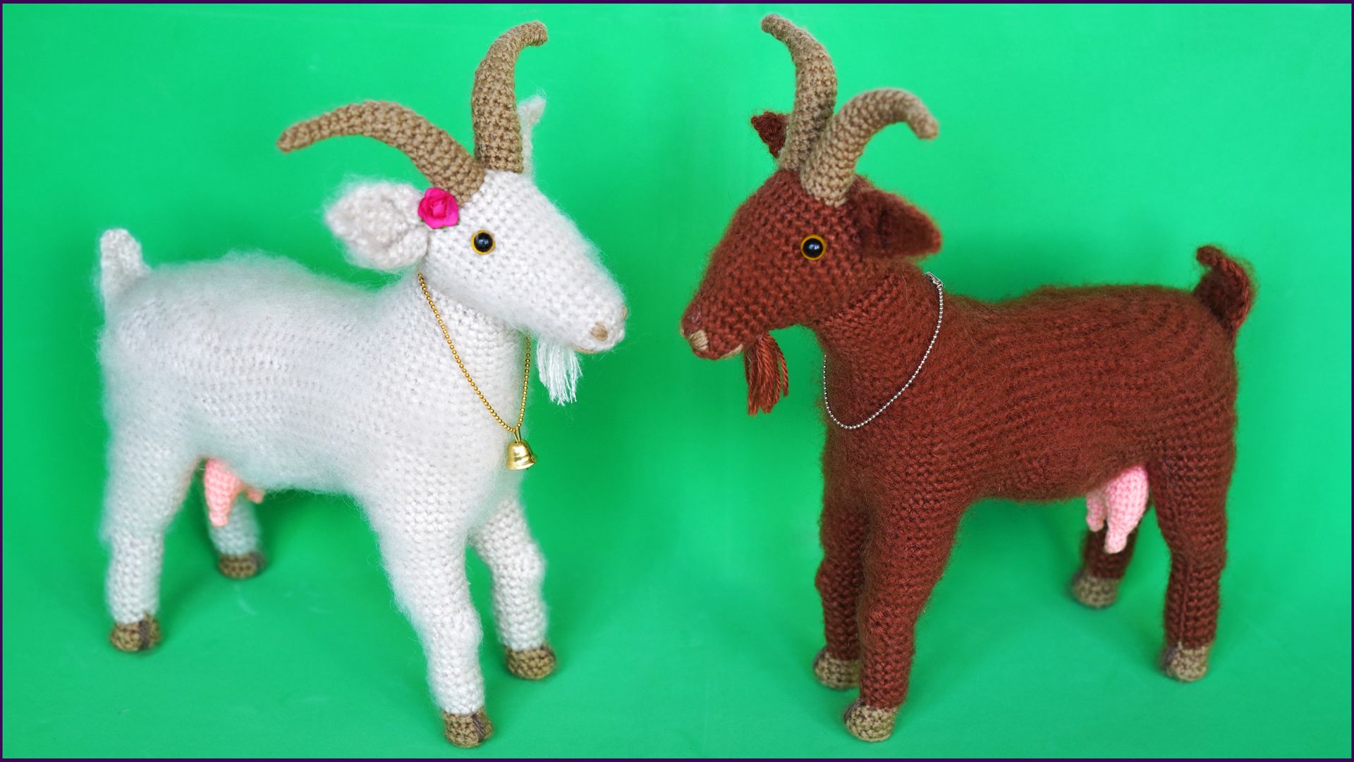 Коза крючком. Вязание крючком игрушки. Часть 7.