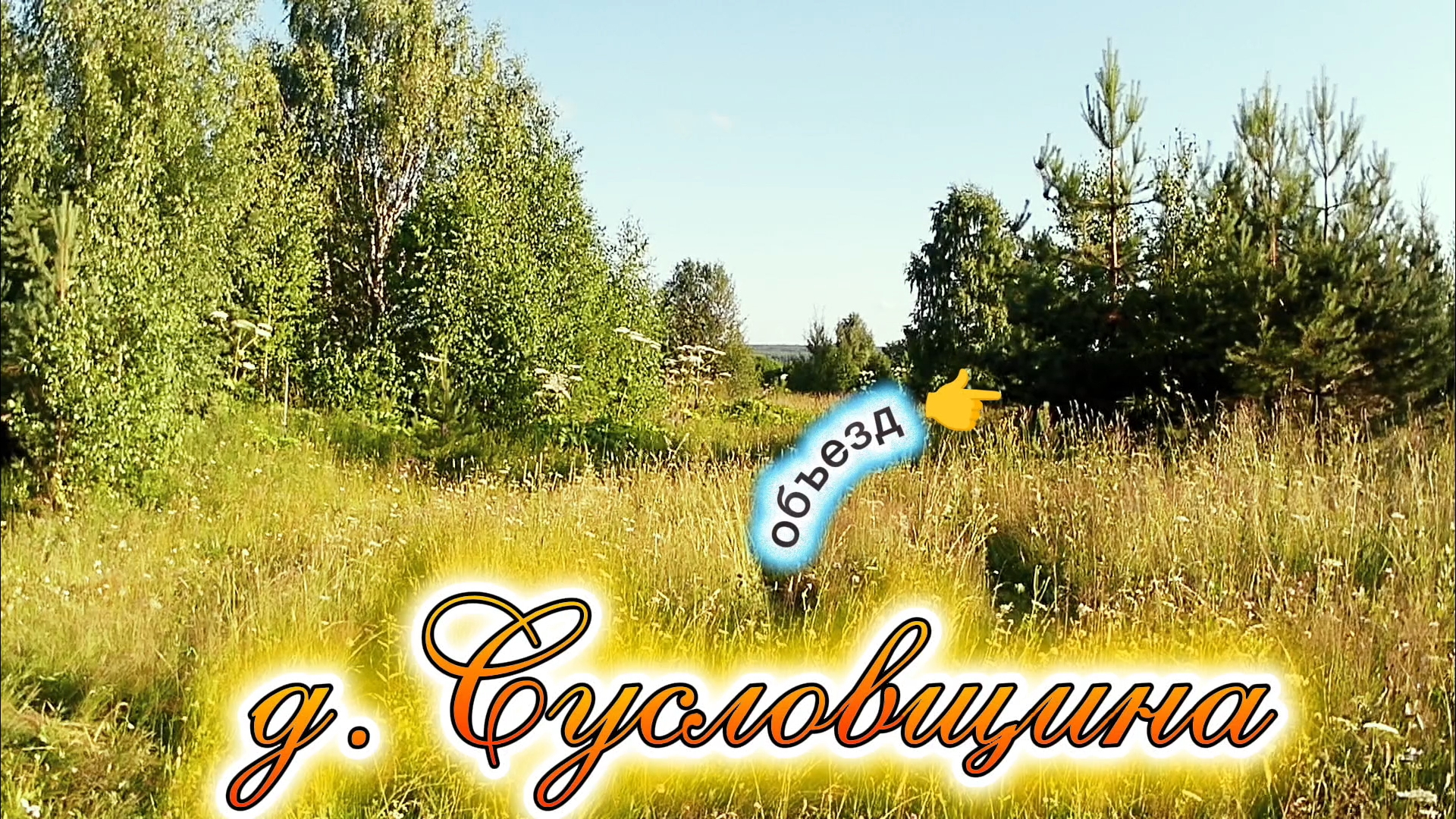 Деревня Сусловщина, объезд на закате.mp4