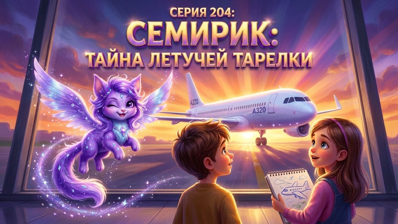 ТАЙНА ЛЕТУЧЕЙ ТАРЕЛКИ СЕРИЯ 204 СЕМИРИК
