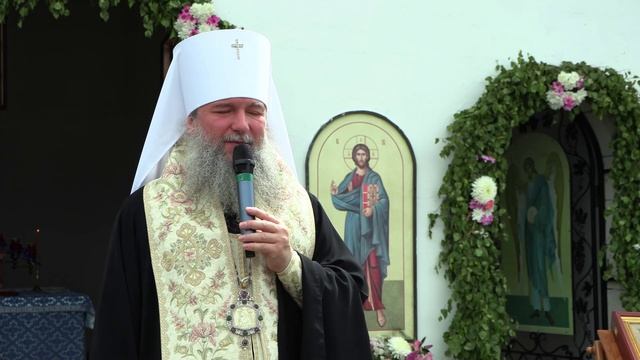 Слово митрополита Евгения после Литургии в Боголюбском женском монастыре села Сарсы-Вторые