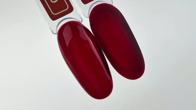 Выкраска: Гель–лак UNO №079 Рубиновый - Ruby Red