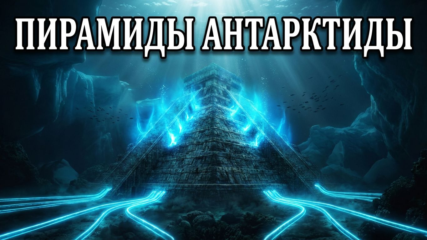 Вода скрыла пирамиды Антарктиды . Планета Земля, вид из космоса в 36 спектральных диапазонах.