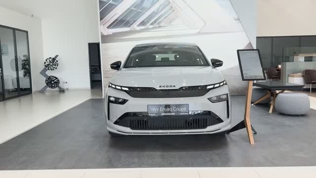 Skoda Enyaq Coupe Sportline 2026 - Визуальный обзор автомобиля