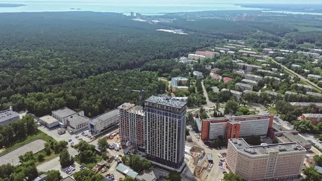 Ход строительства дома Пульсар (июнь)