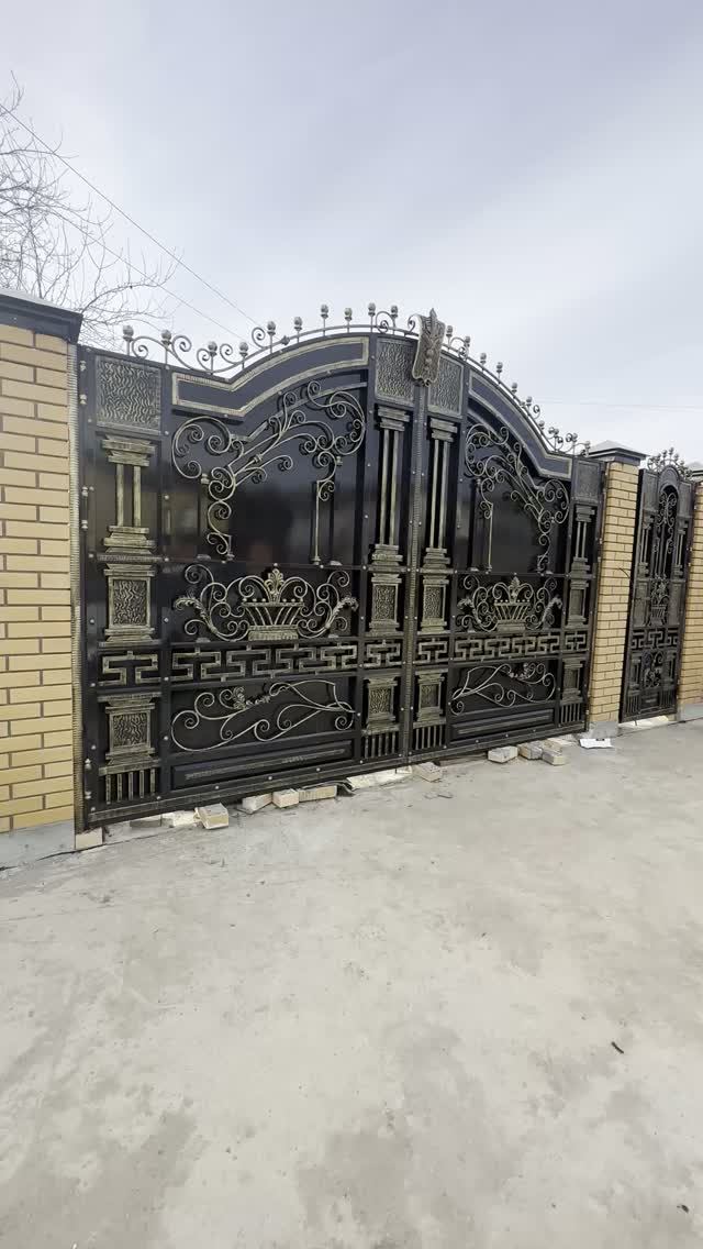 Ворота установили в Уфа