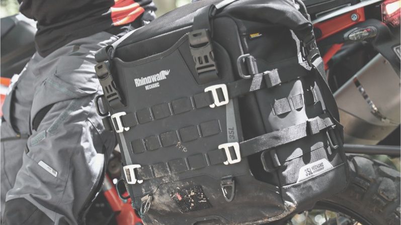 Мягкий быстросъемный боковой кофр 35L серии Mechanic
