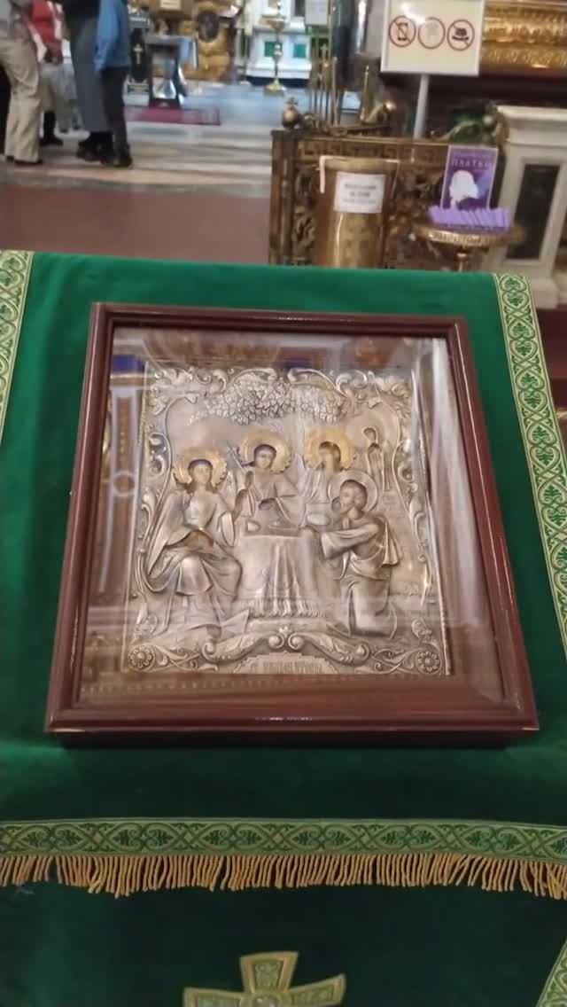 Ленинград (Санкт-Петербург), Исаакиевский собор, внутренний вид, туристы Фрагмент 9