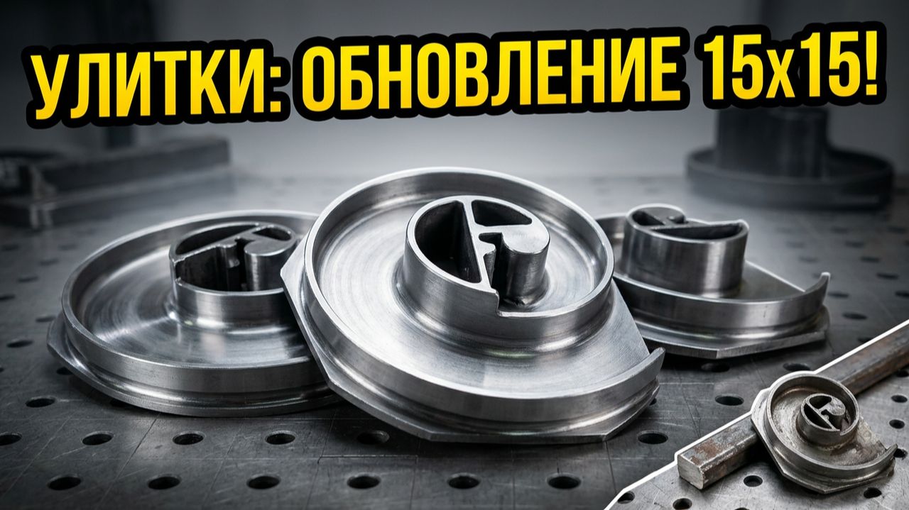СТАНОК! ПОЛНАЯ КОМПЛЕКТАЦИЯ ПО АКЦИИ! ДОЗАКАЗ 6 УЛИТОК 15Х15