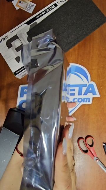 Распаковка видеокарты Palit GeForce RTX 3050 StormX 6 Gb