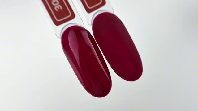 Выкраска: Гель–лак UNO №306 Вишня - Cherry