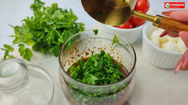 Рецепт дня: "Маринованная закуска с моцареллой"