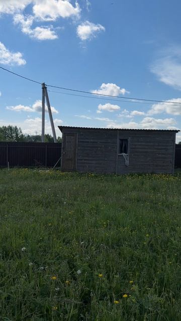 Участок 27,5 соток с бытовкой, колодцем, светом в д.Арсаки, Александровский район. Газ по границе.