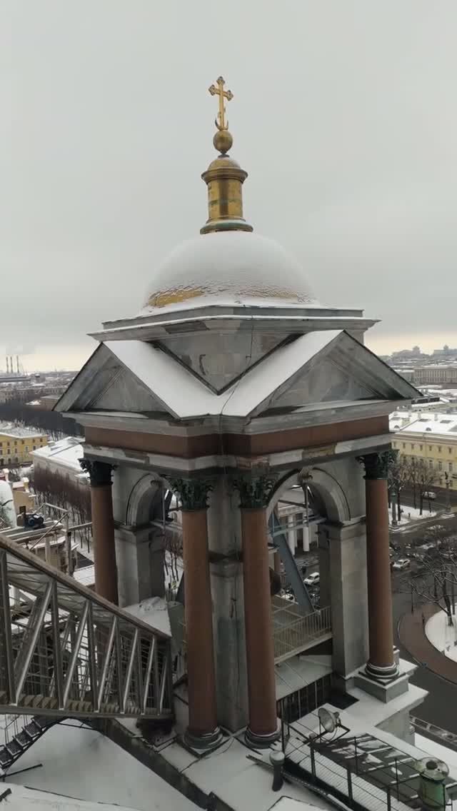 Ленинград (Санкт-Петербург), колоннада Исаакиевского собора Фрагмент 3