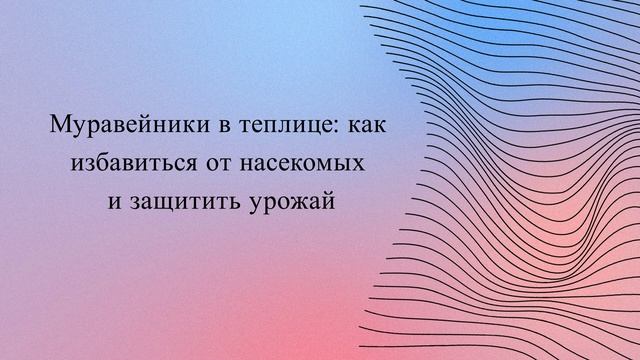 Сад и огород