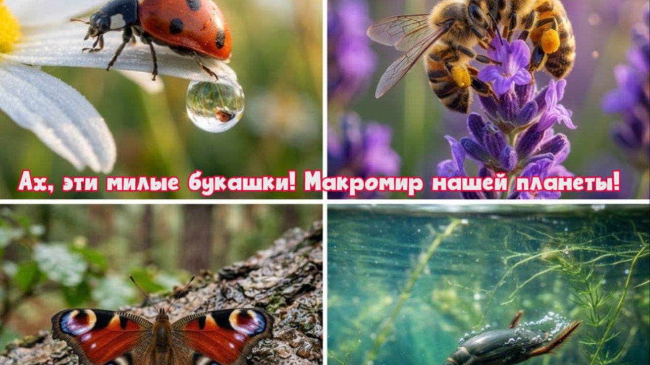 Ах, эти милые букашки! Макромир нашей планеты! Премьера трека!