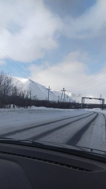 где-то по пути Апатиты - Кировск Мурманская область 17-02-2025
