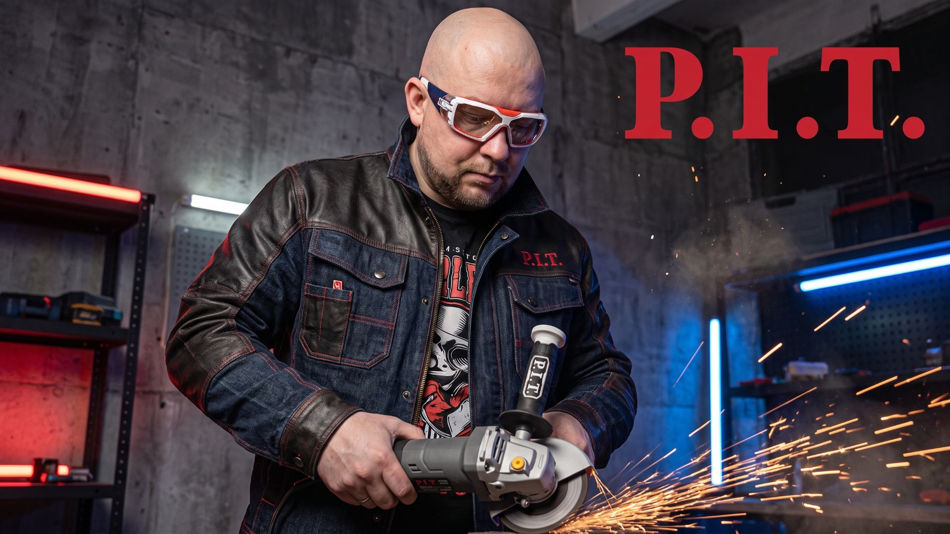 УШМ P.I.T. ULTRA и защитные очки MAXPILER