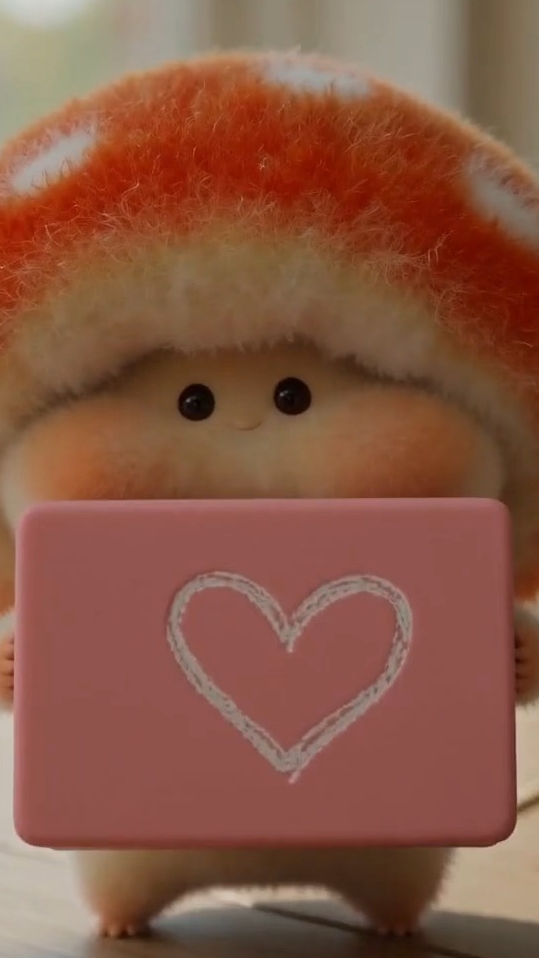 Милый сюрприз от пушистого друга: ❤️