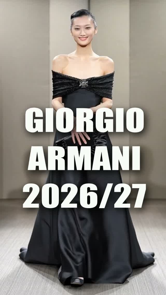 📍КОЛЛЕКЦИЯ GIORGIO ARMANI PRIVÉ осень-зима 2026/27, представленная на Неделе высокой моды в Париже