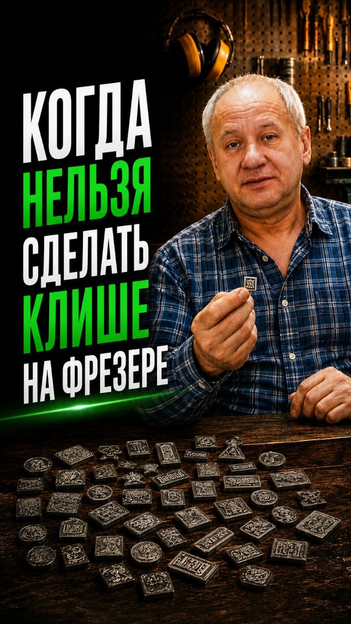 Когда клише нельзя сделать на фрезере?