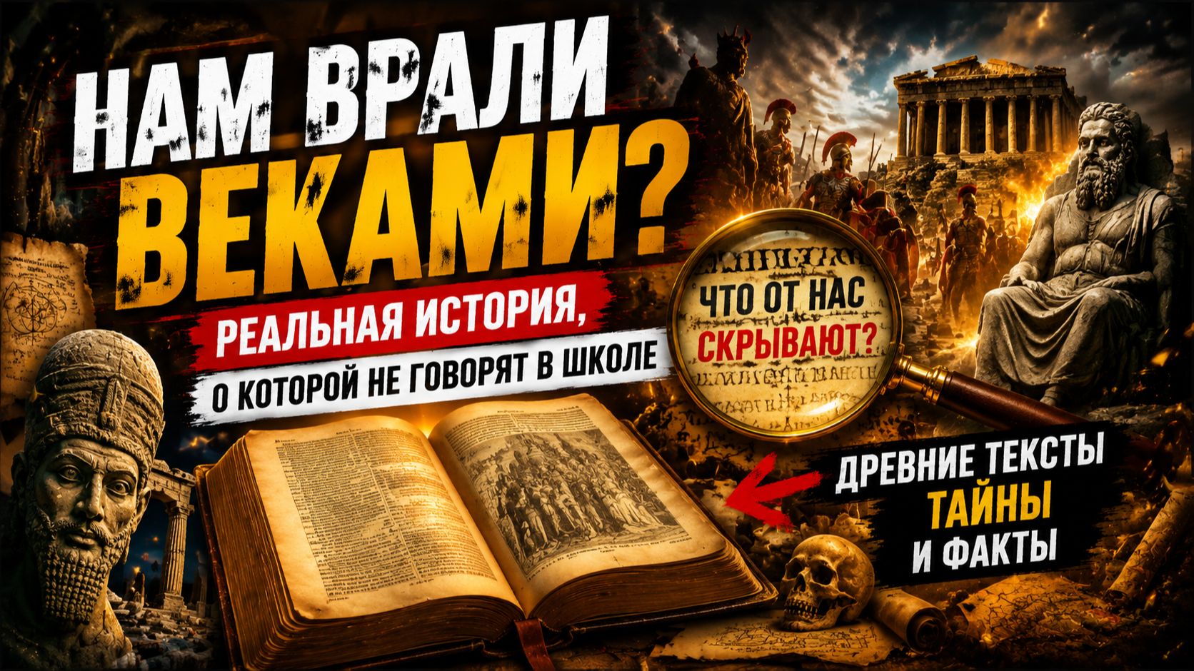 Нам врали веками? Древние тексты, тайны и реальная история, о которой не говорят в школе 📖⚡