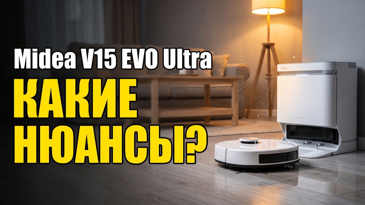 Робот-пылесос Midea V15 EVO Ultra: О Чём Молчат Продавцы