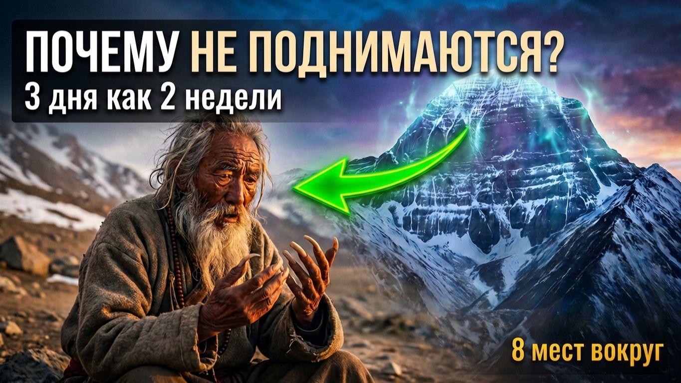 Гора Кайлас: шокирующие факты ученых, аномалии и ускорение времени. Почему никто не поднимается ? 2K