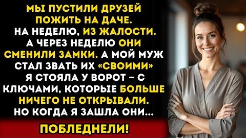 Истории из жизни: Пустила друзей пожить на неделю… В итоге лишилась дачи, мужа и всей своей жизни!