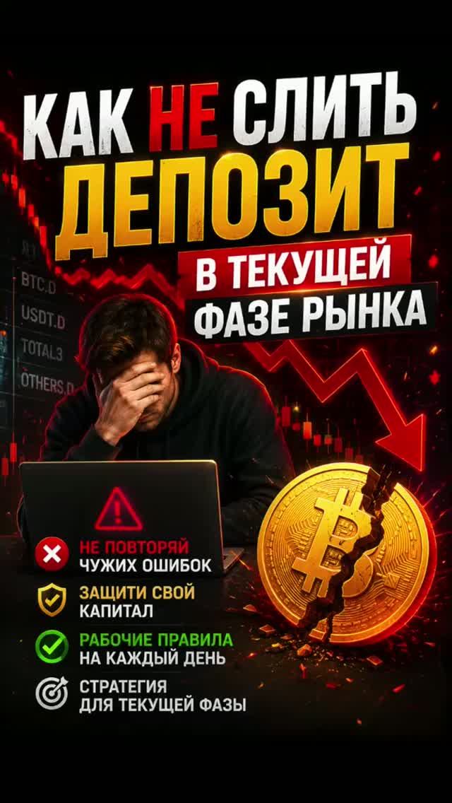 КАК НЕ СЛИТЬ ДЕПОЗИТ В ТЕКУЩЕЙ ФАЗЕ РЫНКА?