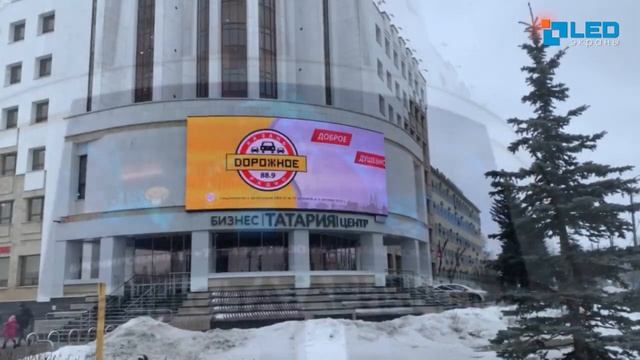 Медиафасад, г. Казань, ТЦ "Татария", Р16х16 мм