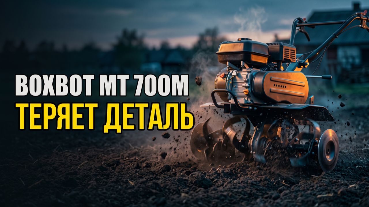 Мотоблок Boxbot MT 700M: Задняя Передача Теряет Деталь