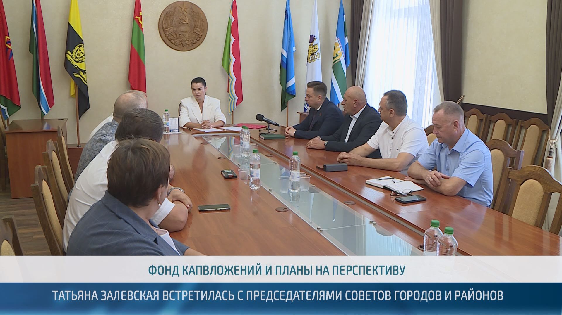 Татьяна Залевская провела рабочее совещание с главами Советов городов и районов – 09.07.2026