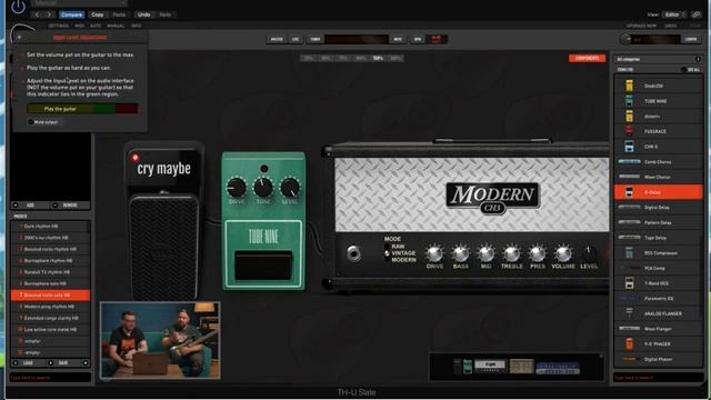 Плагин для гитары и баса Overloud TH-U